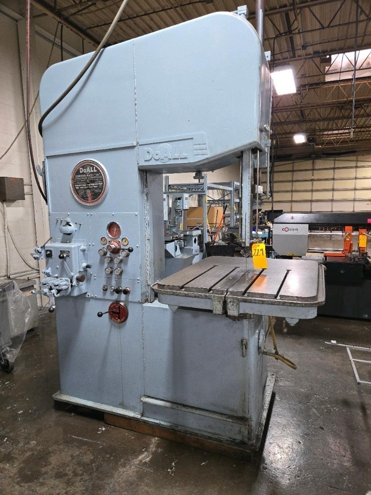 DOALL VERTICAL METAL CUTTING BANDSAW; CONTOUR-MATIC 26