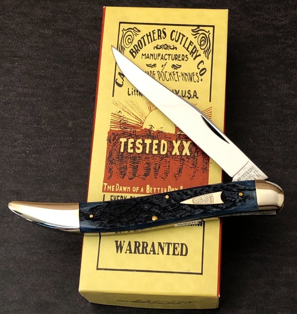 Case Classic Blue Bone Texas Toothpick 61098SAB
